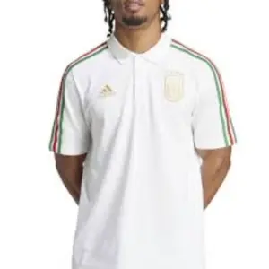 Adidas Italy Dna 3-stripes Polo Shirt Asia Sizing