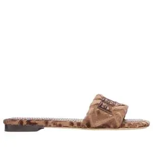 Fendi Sunshine Velvet Slide