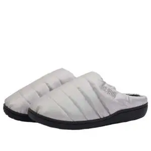 SUBU Originals F-line Quilted Slip-on Slippers - Silver
