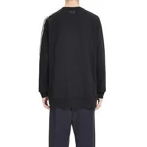 Adidas Y-3 3-stripes French Terry Crew Sweatshirt