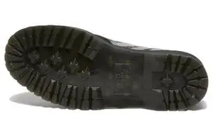 Dr. Martens 1461 Animal Clash Leather & Suede Platform Shoes - Blackgray