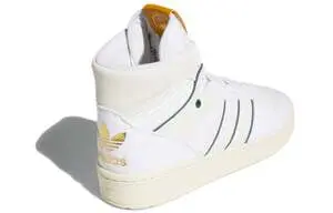 Adidas Rivalry High Top Sneakers - White/yellow
