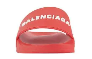 Balenciaga Pool Slides - Red/white