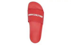 Balenciaga Pool Slides - Red/white