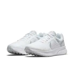 Nike Run Swift 2 Metallic Silver Athletic Sneakers - White