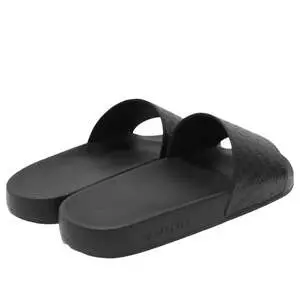 Gucci Microguccissima Slides - Black