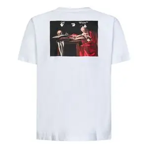 Off-White Caravaggio Paint Slim Tee 'white Black
