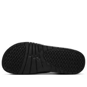 JORDAN Air Hydro Slides Metallic Accents - Black/fire Red/metallic Silver