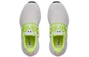 Under Armour Charged Breathe Lace Athletic Sneakers - White/green