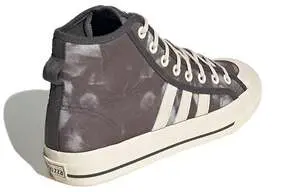 Adidas Nizza High Top Sneakers - Brown/white