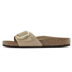 BIRKENSTOCK Madrid Big Buckle Sandals - Tan