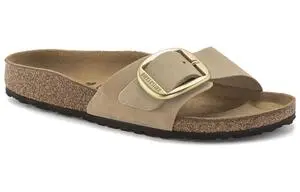 BIRKENSTOCK Madrid Big Buckle Sandals - Tan