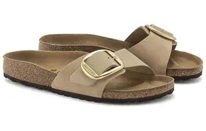 BIRKENSTOCK Madrid Big Buckle Sandals - Tan