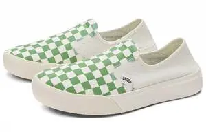 VANS Comfycush One Slip-on Sneakers - Green/white