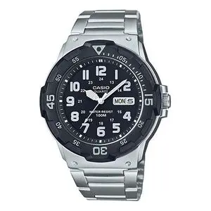 Casio Stainless Steel Analog Quartz Watch - Silver