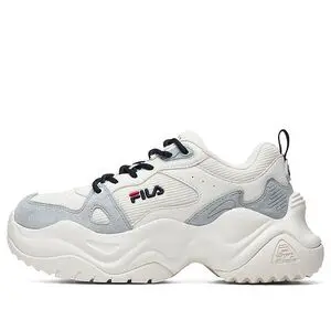 FILA Disruptor Low Top Sneakers - Cream White/grey/core Black