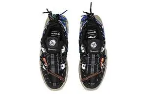 LI-NING Titan Gtx "black Beige" Sneakers - Black/beige/blue
