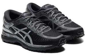 Asics Metarun Silver Athletic Shoes - Black