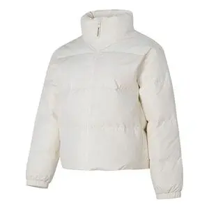 NEW BALANCE Short Puffer Jacket - White