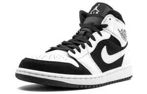 JORDAN 1 Retro Mid "tuxedo - White/black