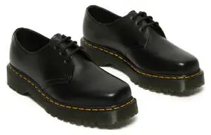 Dr. Martens 1461 Bex Squared Toe Leather Oxford Shoes - Black