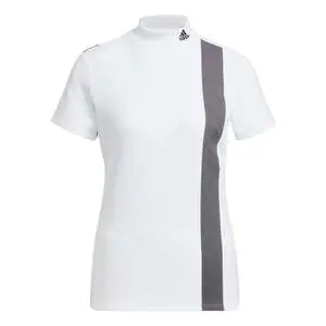 Adidas Aeroready Mock Neck Shirt - White/black