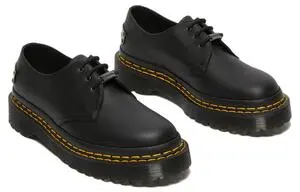 Dr. Martens 1461 Lace Up Platform Shoes - Black