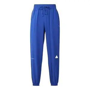 Adidas New Wv Pants Solid Color Logo Printing Bundle Feet Sports Pants/trousers/joggers Blue - Default Colorway