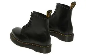 Dr. Martens 1460 Bex Squared Toe Leather Lace Up Boots - Black