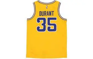 Nike Golden State Warriors Swingman Connected Jersey Durant Edition - Yellow