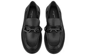 LOUIS VUITTON Academy Loafers With Chain
