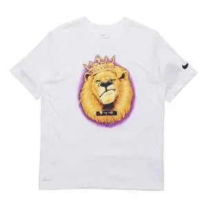 Nike Lbj Dry Tee James Printed Tee - White