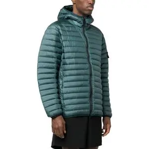 Stone Island Packable Loom Woven Chambers R-nylon Down-tc Jacket - Green