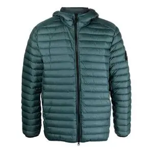 Stone Island Packable Loom Woven Chambers R-nylon Down-tc Jacket - Green