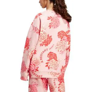 Adidas X Stella Mccartney Boxy Floral Sweatshirt