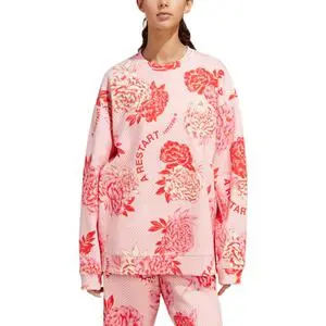 Adidas X Stella Mccartney Boxy Floral Sweatshirt