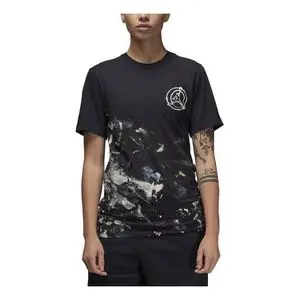 JORDAN Flight Artist Series T-shirt 'nero