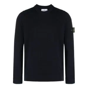 Stone Island Wool Knit Pullover - Black