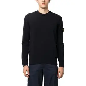 Stone Island Wool Knit Pullover - Black