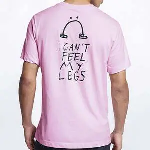Nike I Can't Feel My Legs" Graphic Tee - Pinkred