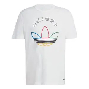 Adidas Graphic T-shirt Asia Sizing 'white