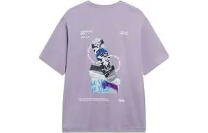 LI-NING X Disney Oswald Graphic T-shirt 'light Purple