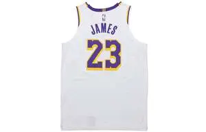 Nike Nba Los Angeles Lakers Lebron James No. 23 Vaporknit Jersey - White