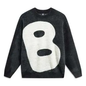 LI-NING Badfive Knit Sweater - Black/white