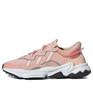 Adidas Ozweego Lace Up Sneakers - Pink/red/light Cream