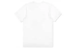 Play Comme Des Garcon Red Emblem Heart T-shirt - White/pink