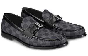 LOUIS VUITTON Major Loafers - Grey/black
