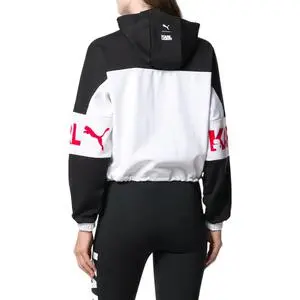 PUMA X Karl Lagerfeld Color Block Half-zip Hoodie