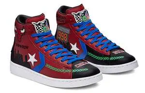 CONVERSE Chinatown Market X Pro Leather High 'bulls Championship Jacket