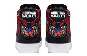 CONVERSE Chinatown Market X Pro Leather High 'bulls Championship Jacket